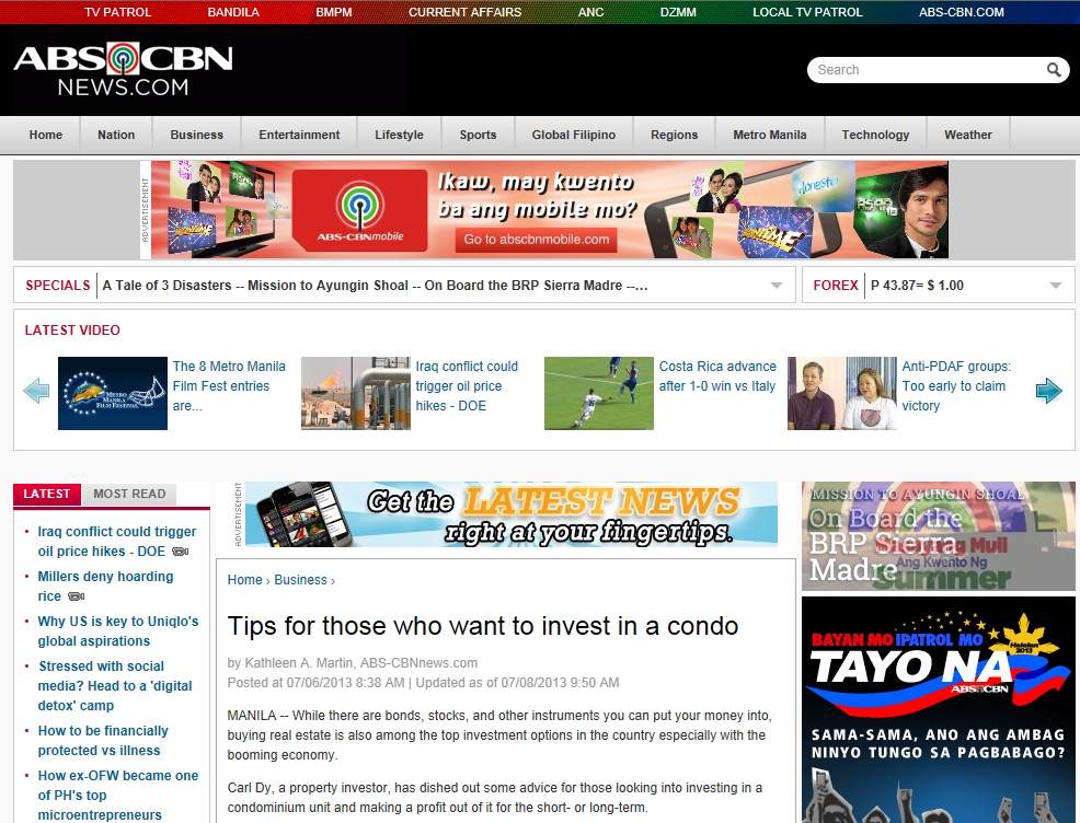 Tips for those who want to invest in a condo – Property Guru, Carl Dy