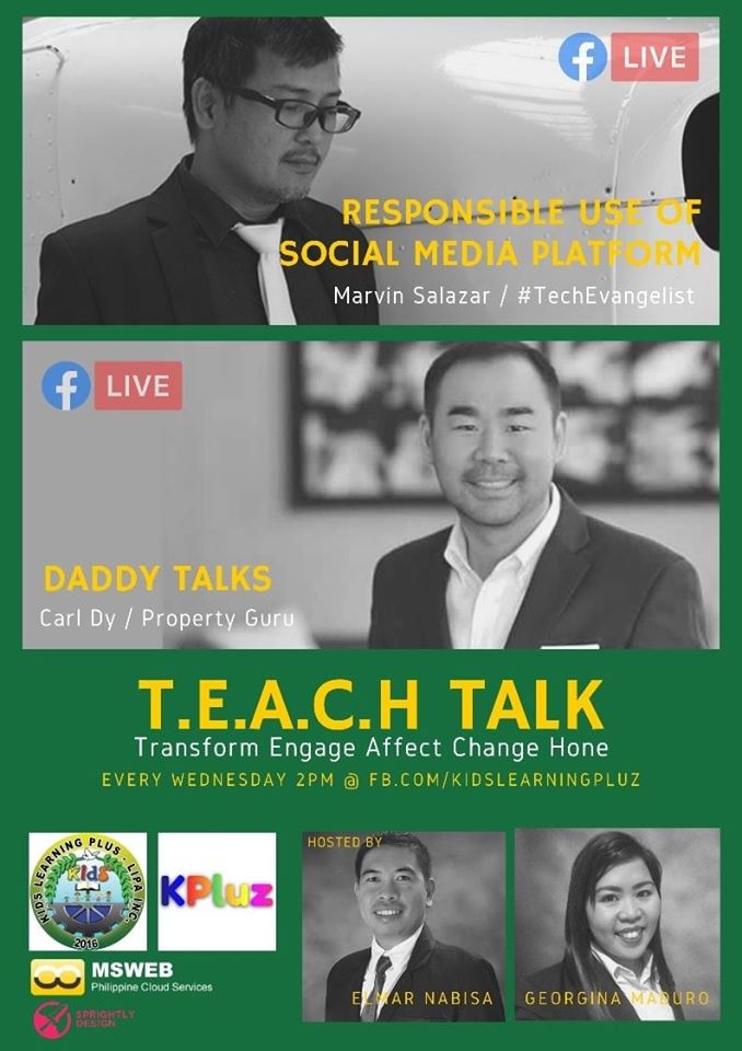 Daddy Talks with Carl Dy at Kids Learning Pluz – Property Guru, Carl Dy